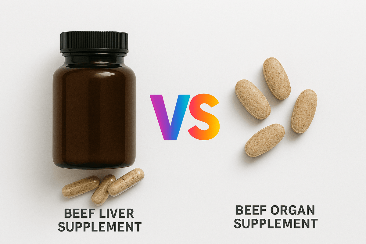 Beef Liver Vs Beef Organs: Two Supplements Compared – OneEarthHealth