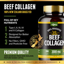 Beef Collagen Supplement—Grass-Fed from New Zealand – OneEarthHealth