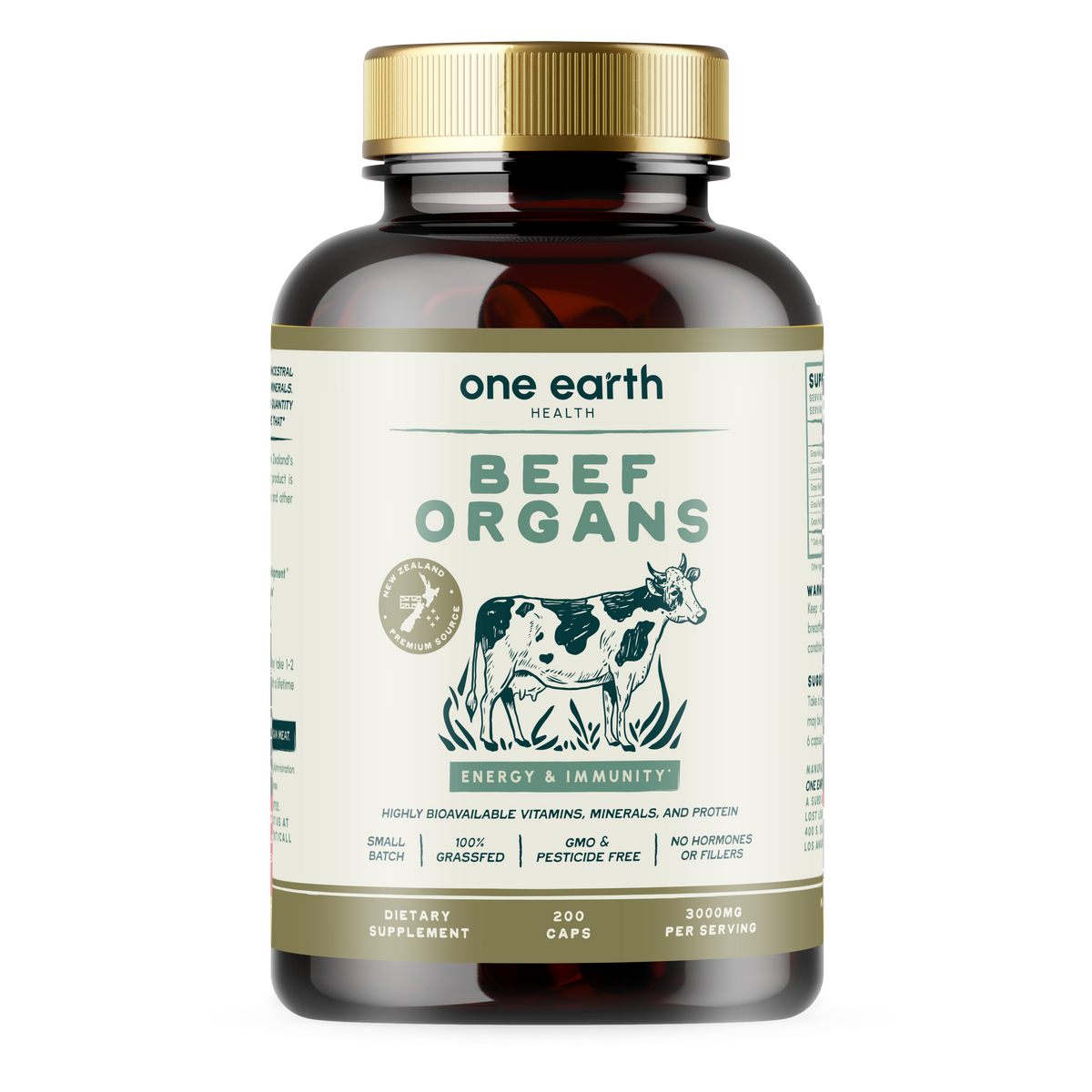Multi-Organ Supplement—100% Grass-Fed New Zealand Beef – OneEarthHealth