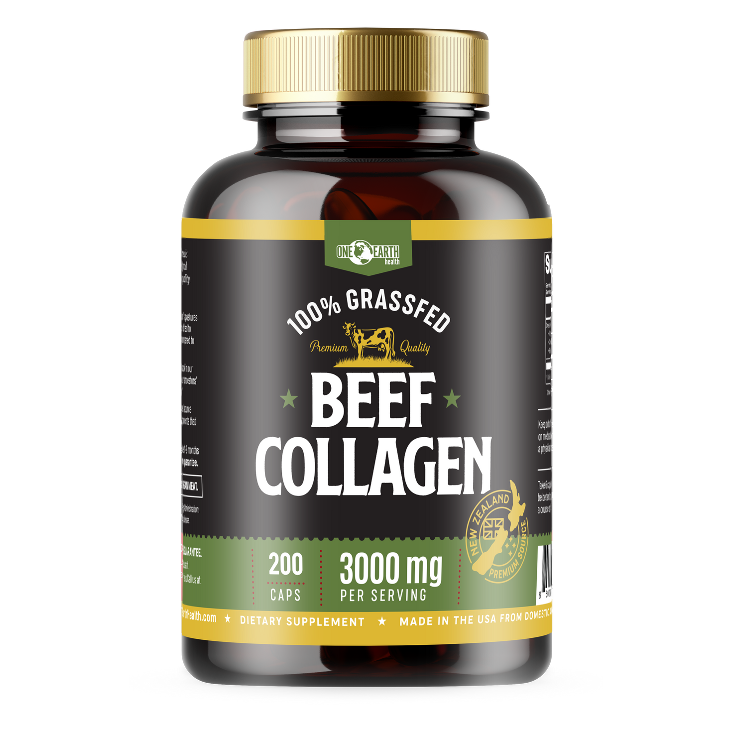 Beef Collagen Supplement—Grass-Fed from New Zealand – OneEarthHealth