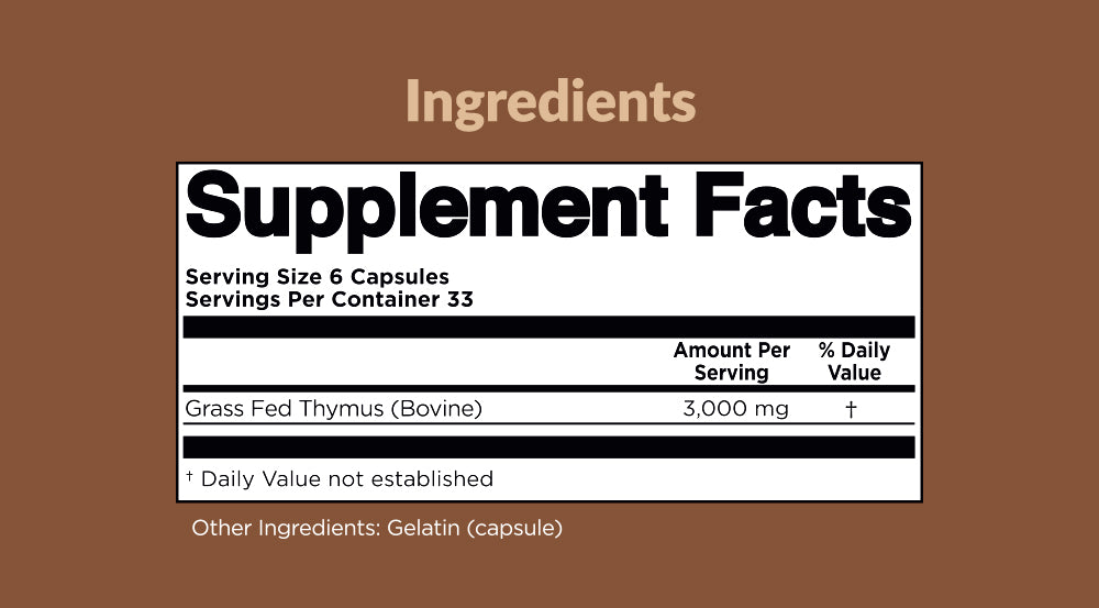 New Zealand 100% Grass Fed Sheep Thymus – OneEarthHealth